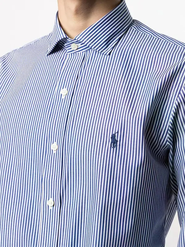 Polo Ralph Lauren Embroidered Polo Pony Shirt - Blue