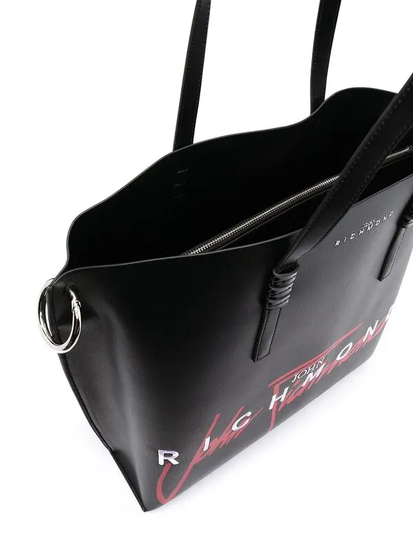 John Richmond Logo Print Shopper Tote