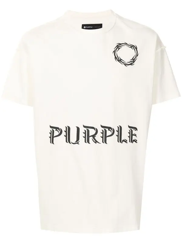 PURPLE BRAND Logo-print Short-sleeve T-shirt