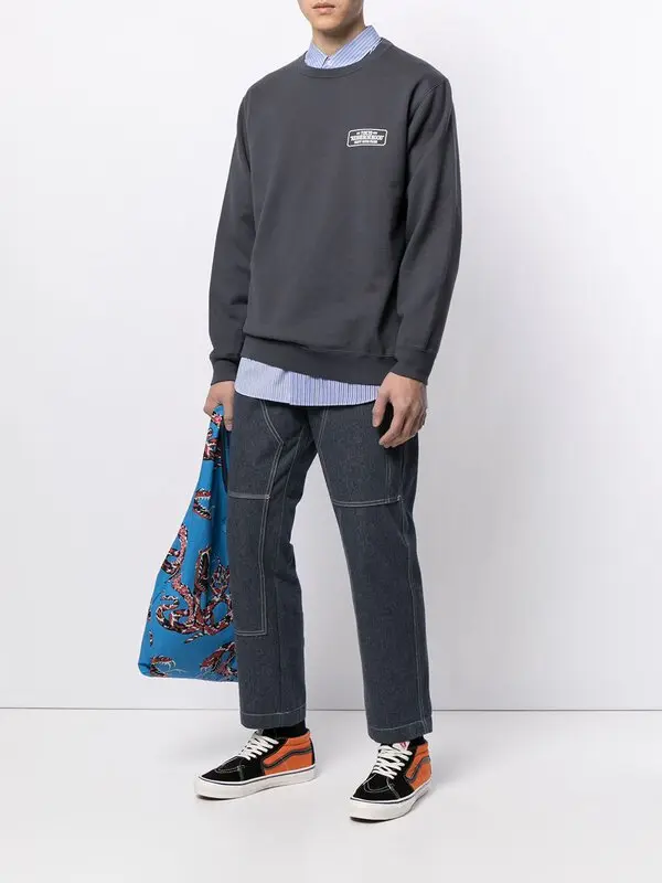 NEIGHBORHOOD Logo-print Long-sleeve Sweatshirt