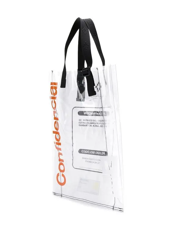 COUNTY OF MILAN Marcelo Burlon Warning Tote