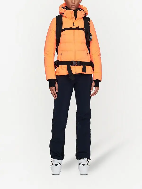 Aztech Mountain Nuke Hooded Puffer Jacket - Orange