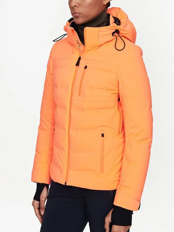 Aztech Mountain Nuke Hooded Puffer Jacket - Orange