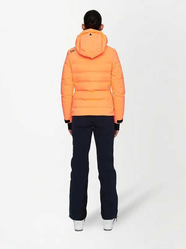 Aztech Mountain Nuke Hooded Puffer Jacket - Orange