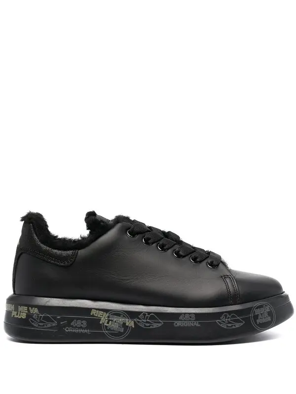 Premiata Shearling-lined Sneakers