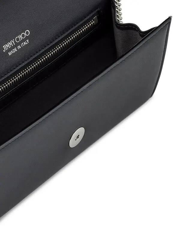 JIMMY CHOO Wallet Crystal-buckle Clutch Bag