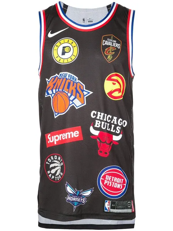 Supreme Nike Nba Teams Basketball Tank Top - Black | Editorialist