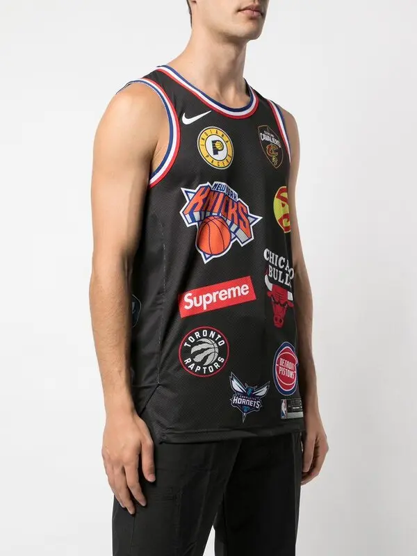 Supreme Nike Nba Teams Basketball Tank Top - Black | Editorialist