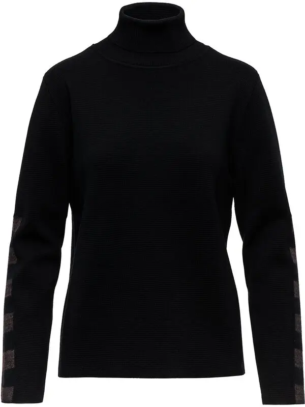 Aztech Mountain Matterhorn Roll-neck Jumper - Black