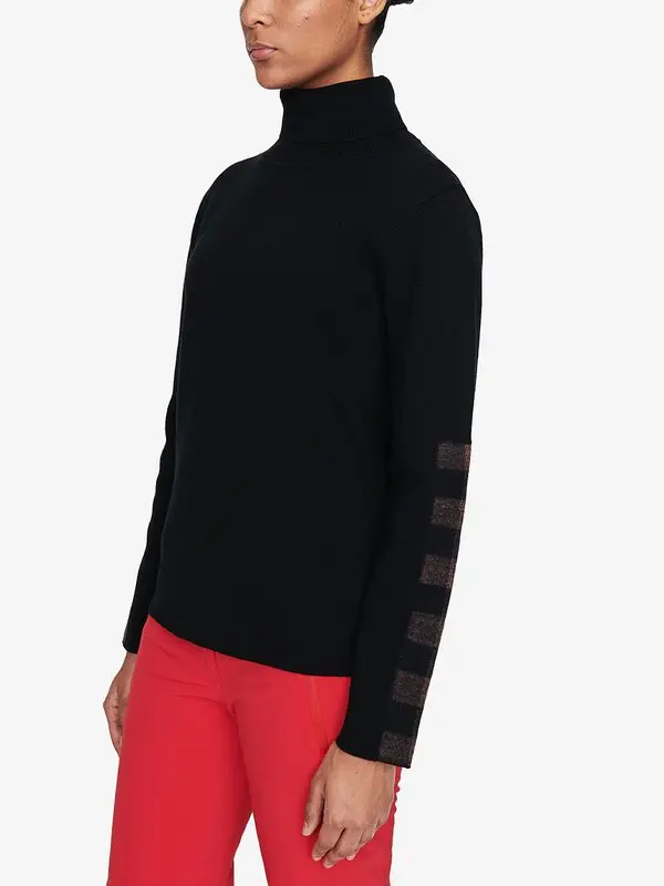 Aztech Mountain Matterhorn Roll-neck Jumper - Black