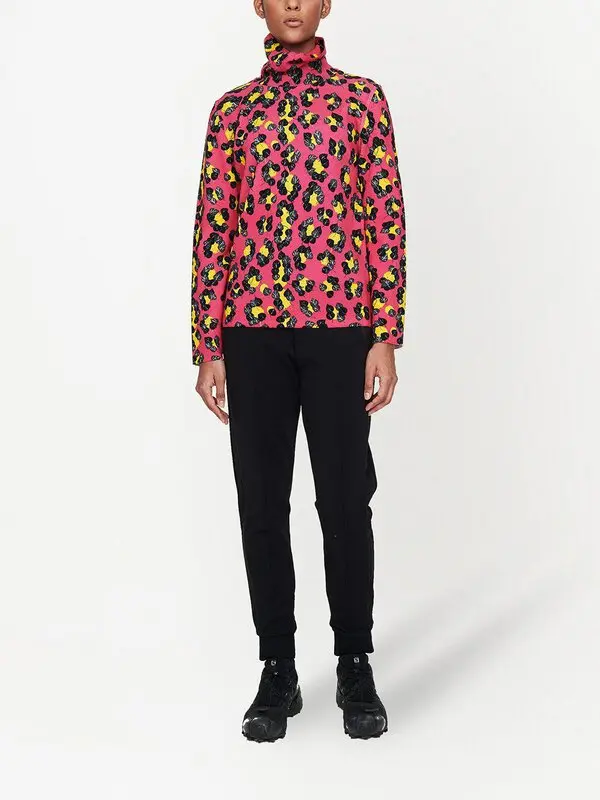 Aztech Mountain Matterhorn Leopard-print Jumper - Pink
