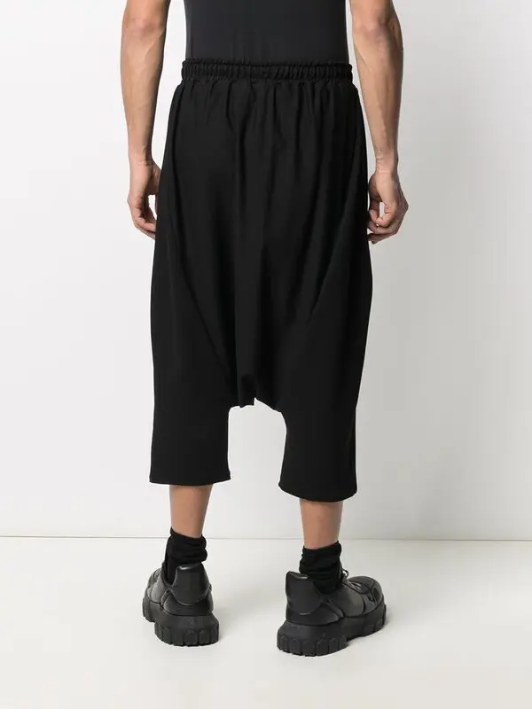 Alchemy Fashions Cropped Drop-crotch Trousers