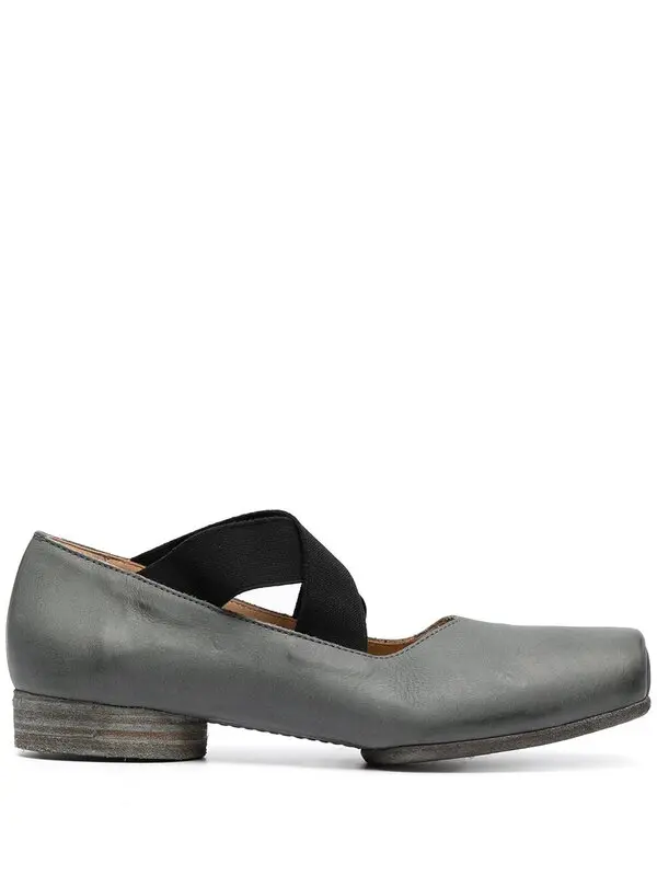 UMA WANG Square Toe Ballerina Shoes