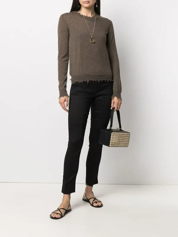 UMA WANG Round Neck Cashmere Jumper
