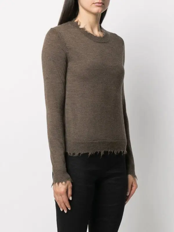 UMA WANG Round Neck Cashmere Jumper