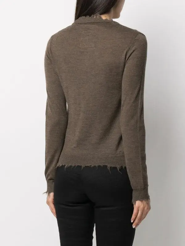 UMA WANG Round Neck Cashmere Jumper