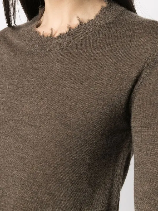UMA WANG Round Neck Cashmere Jumper