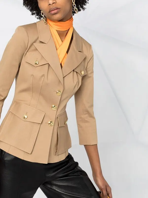 Elisabetta Franchi Three-quarter Sleeve Blazer