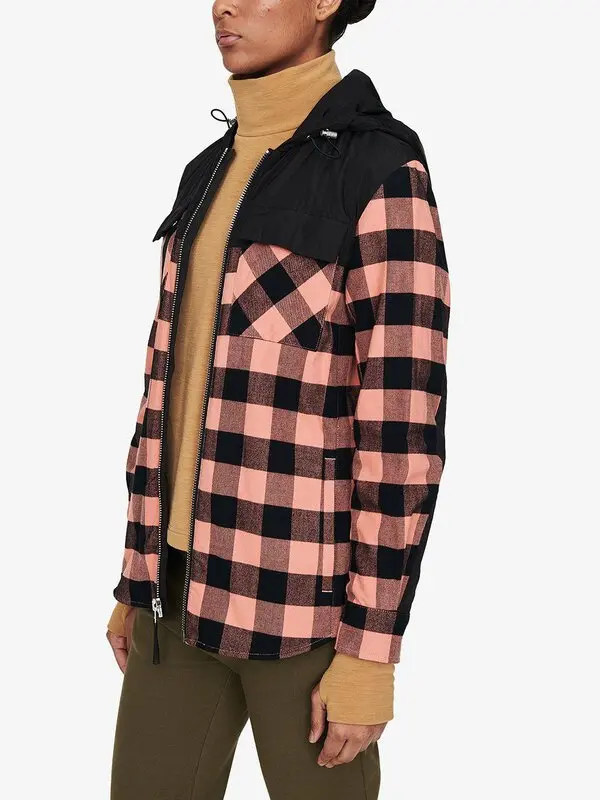 Aztech Mountain Loge Peak Ski Hoodie - Orange