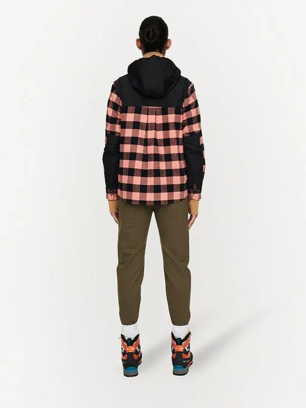 Aztech Mountain Loge Peak Ski Hoodie - Orange