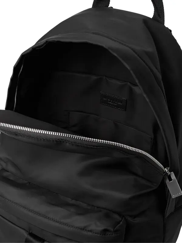 1017 Alyx 9sm Tricon Leather-Trimmed Nylon Backpack In Black - 50