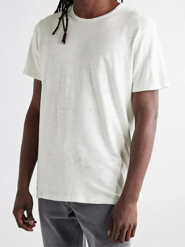 Rag & Bone Classic Flame Slub Cotton-jersey T-shirt