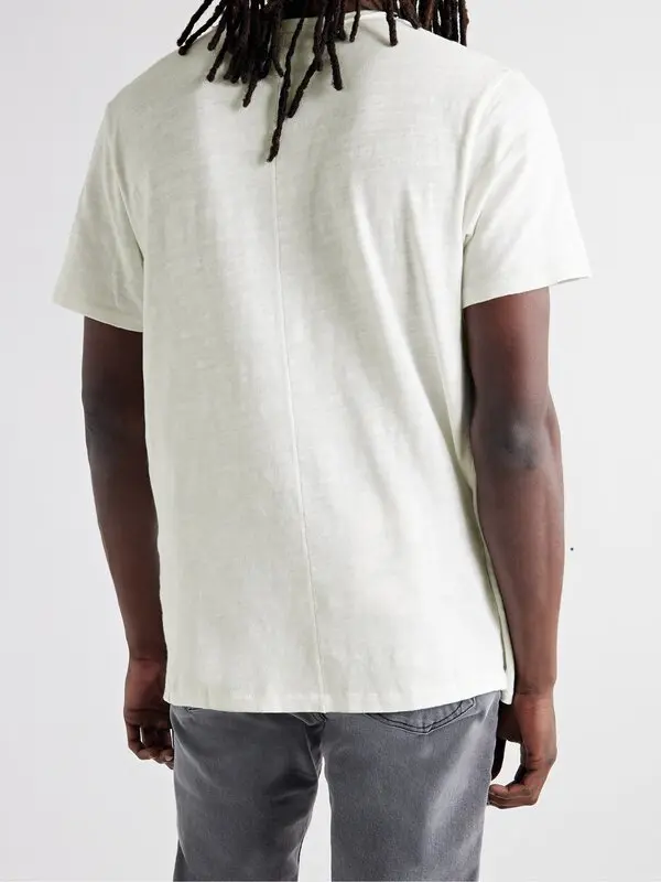 Rag & Bone Classic Flame Slub Cotton-jersey T-shirt