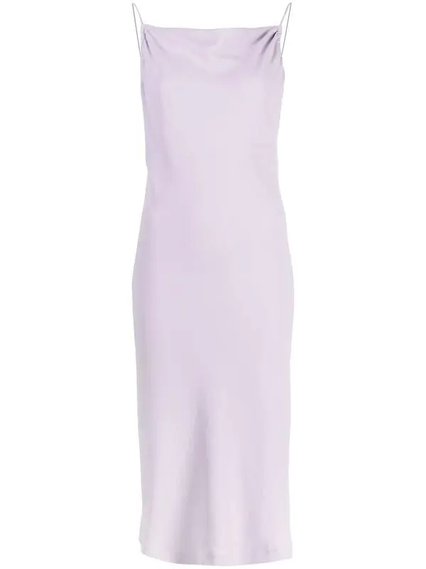 Iro Paris Morphea Square-Neck Midi Dress In Purple - 52% Off | Editorialist