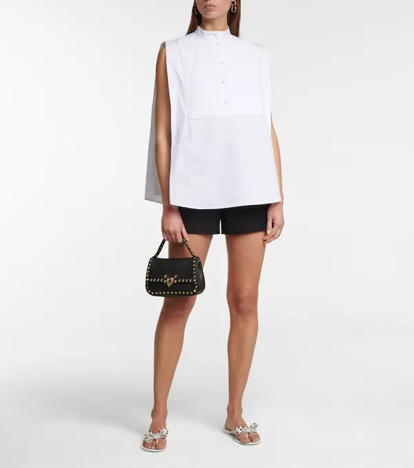 Valentino Garavani Rockstud Pvc Thong Sandals - White