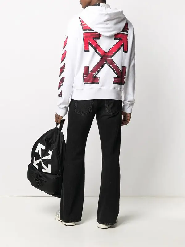Off-White Marker Arrows Cotton Hoodie