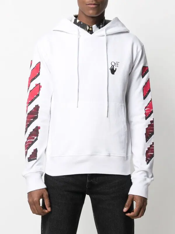 Off-White Marker Arrows Cotton Hoodie