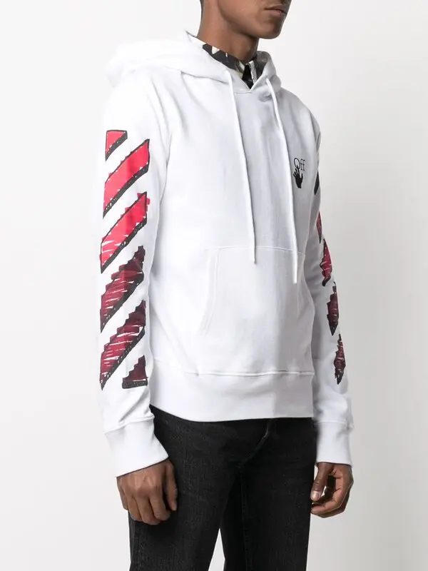 Off-White Marker Arrows Cotton Hoodie