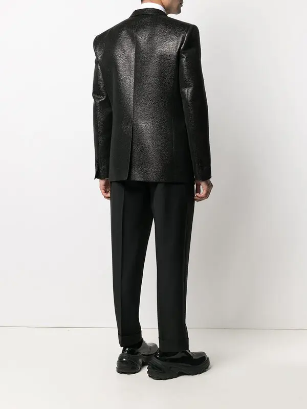 Dsquared2 High-shine Brocade Pattern Blazer