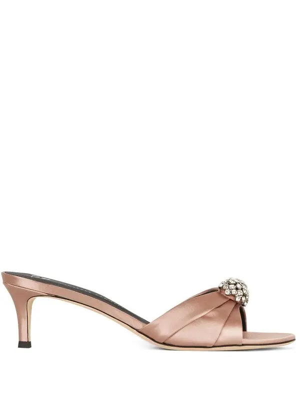 GIUSEPPE ZANOTTI Sphera Satin Sandals