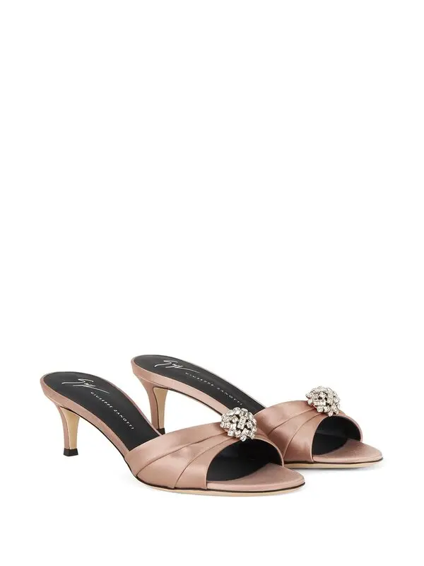 GIUSEPPE ZANOTTI Sphera Satin Sandals