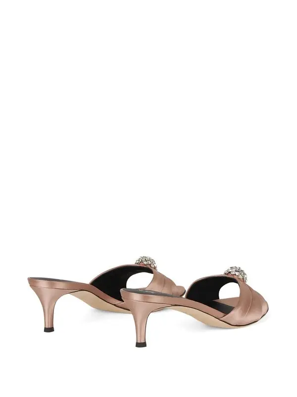 GIUSEPPE ZANOTTI Sphera Satin Sandals