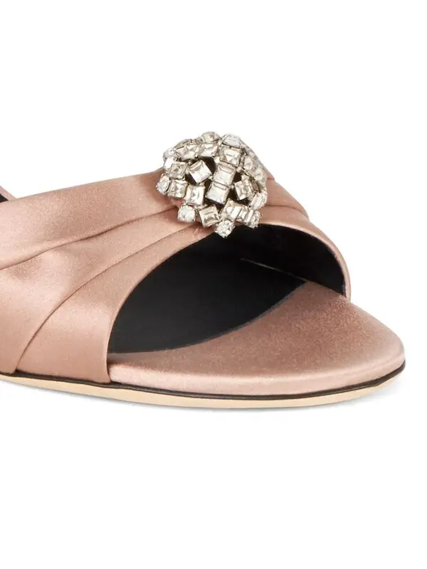 GIUSEPPE ZANOTTI Sphera Satin Sandals