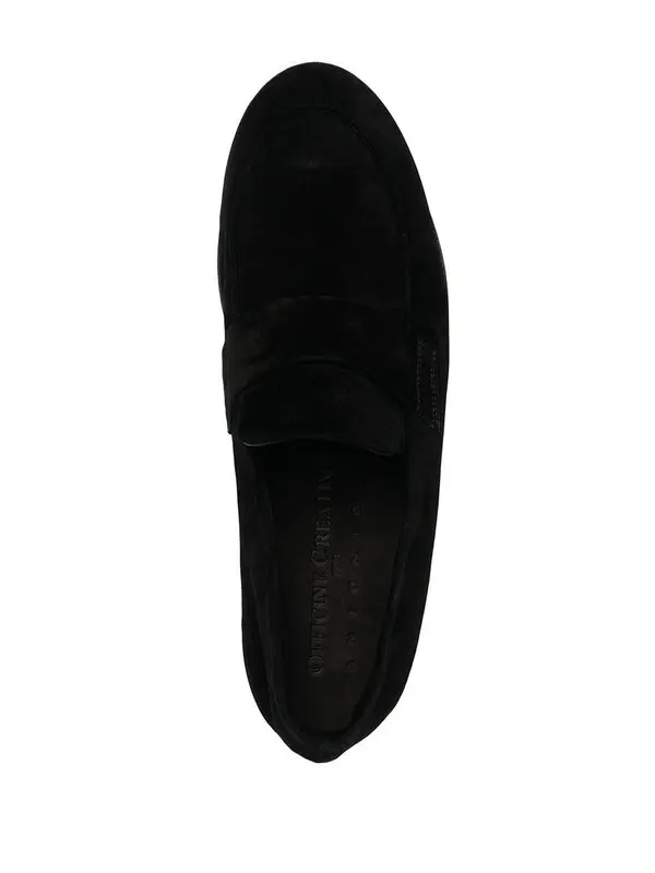 Officine Creative Suede Penny Loafers