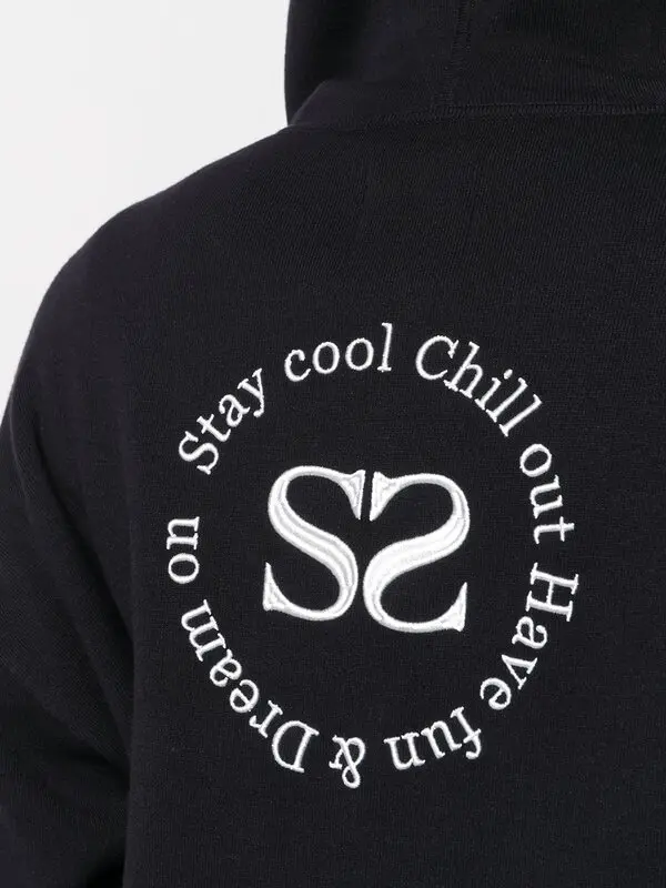 Sandro Stay Cool Hoodie Blue Editorialist
