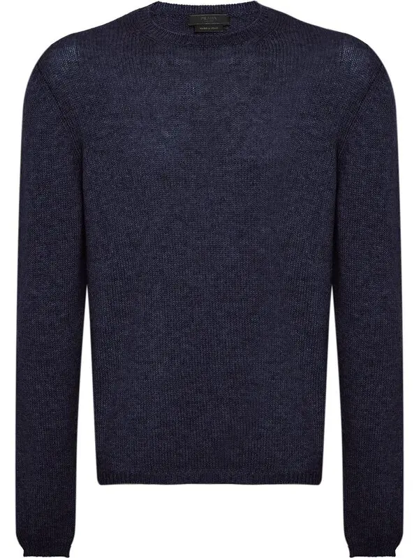 Prada Cashmere Crew-neck Sweater - Blue