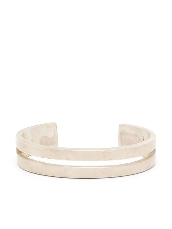 PARTS OF FOUR Ultra Reduction Slit Bracelet - Silver