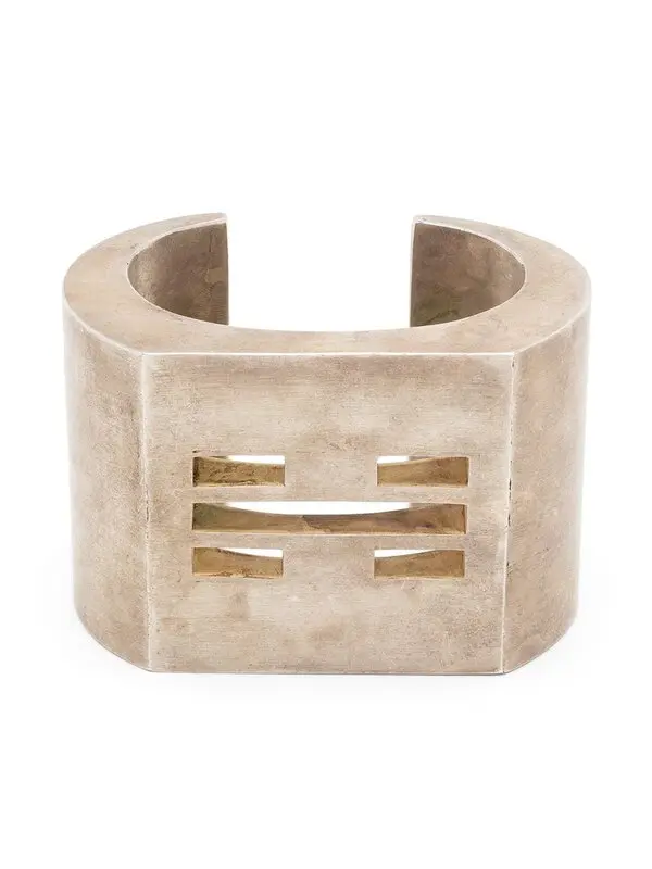 PARTS OF FOUR Crescent Cut-out Cuff Bracelet - Metallic