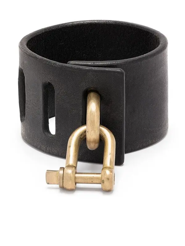 PARTS OF FOUR Restraint Charm Bracelet - Black