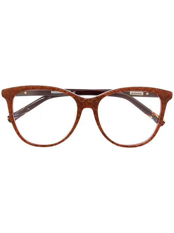 Missoni Cat-eye Frame Glasses - Red