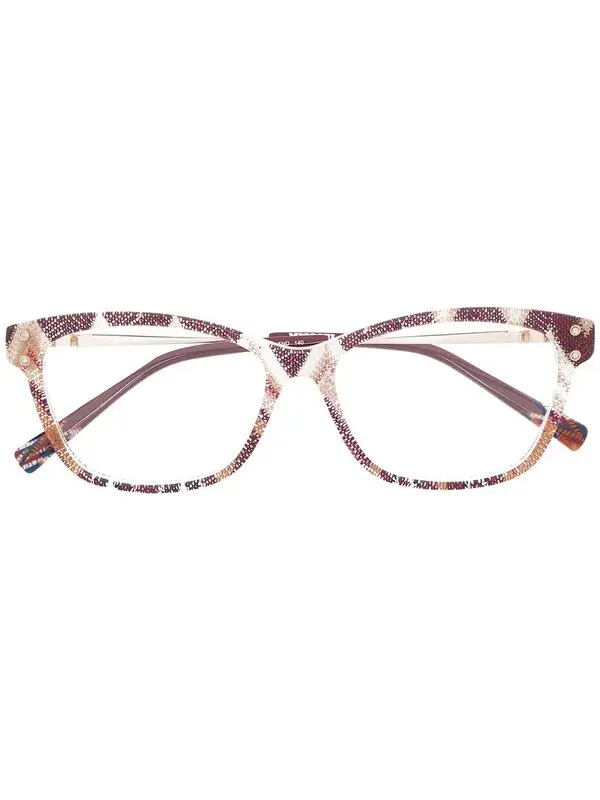 Missoni Mesh-pattern Glasses