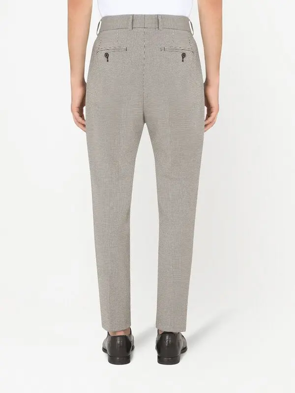 Dolce & Gabbana Houndstooth Tailored Trousers