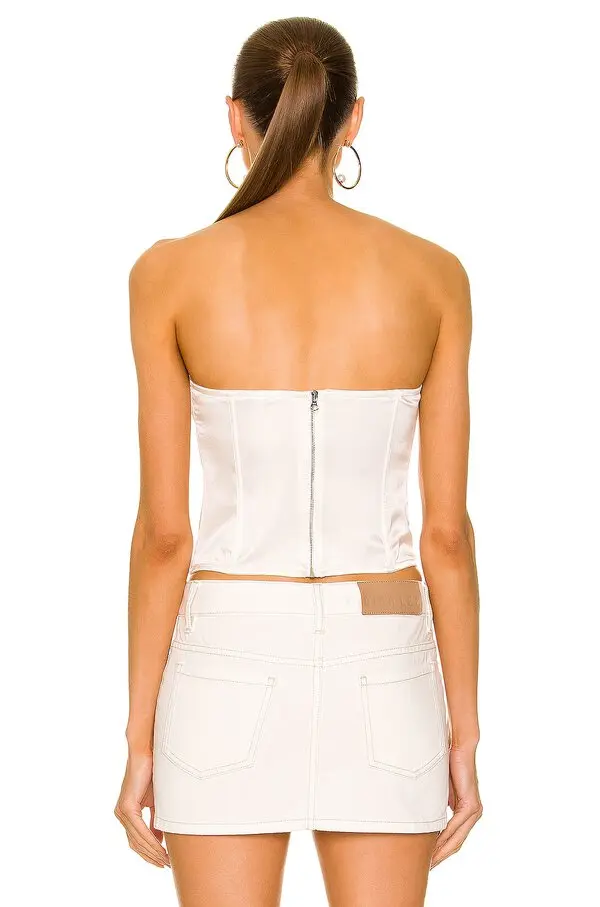 FLEUR DU MAL Hamptons Bustier Top - Ivory