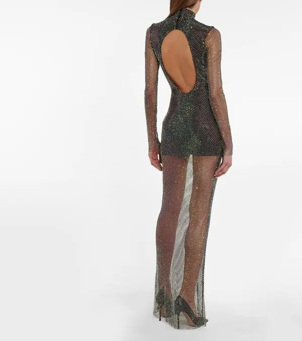 knee length dresses for ladies David Koma Crystal Embroidered Cami Mini Dress  Runway Catalog