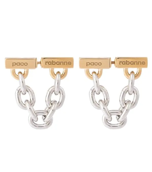 Rabanne Chain-trimmed Earrings