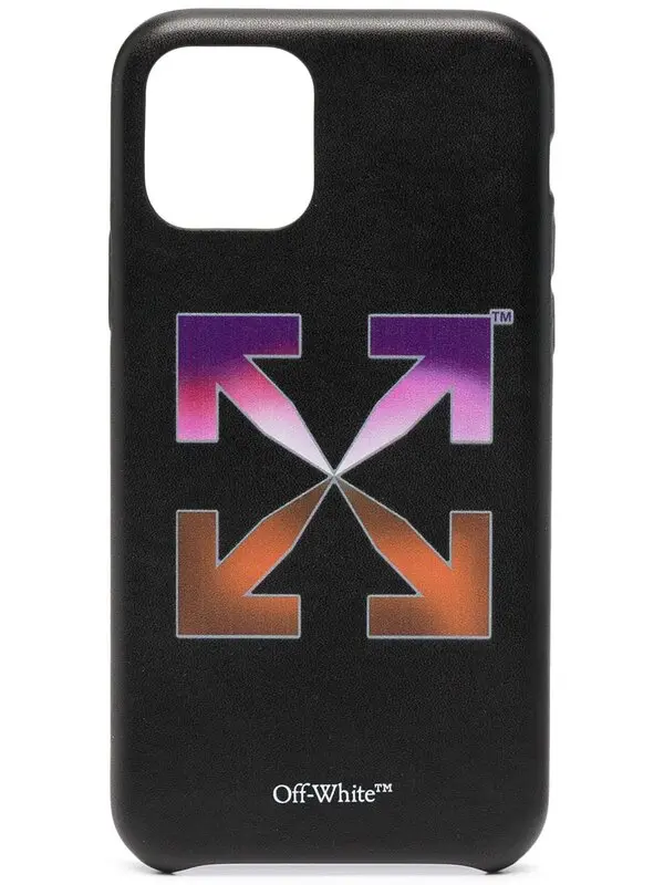 Off-White Gradient Arrow Print Iphone11 Pro Case - Black